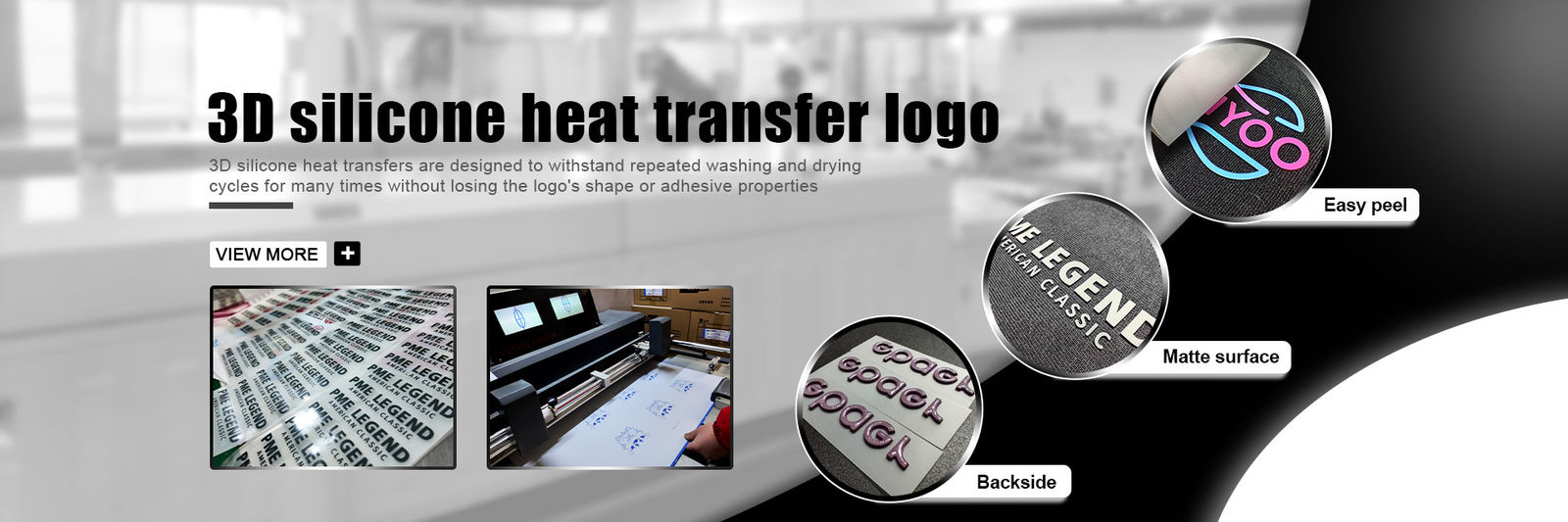 Custom Heat Transfer Logo factory - Screen Printing Logo manufacturer ...